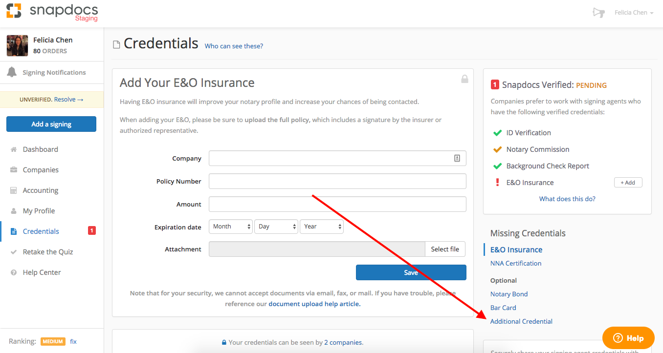 Add Your Languages and Additional Certifications