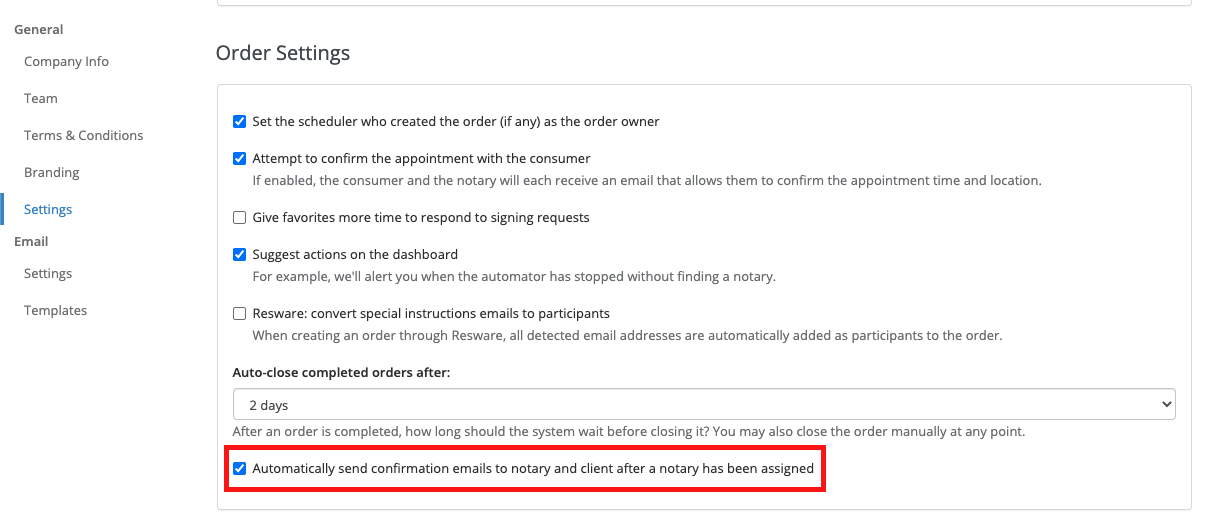 Auto Sending Client Confirmation Emails