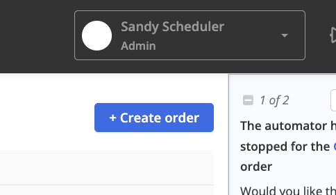 Create a RON Order